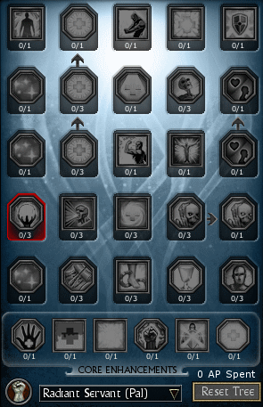 Radiant Servant (Sacred Fist) Tree - DDO Compendium