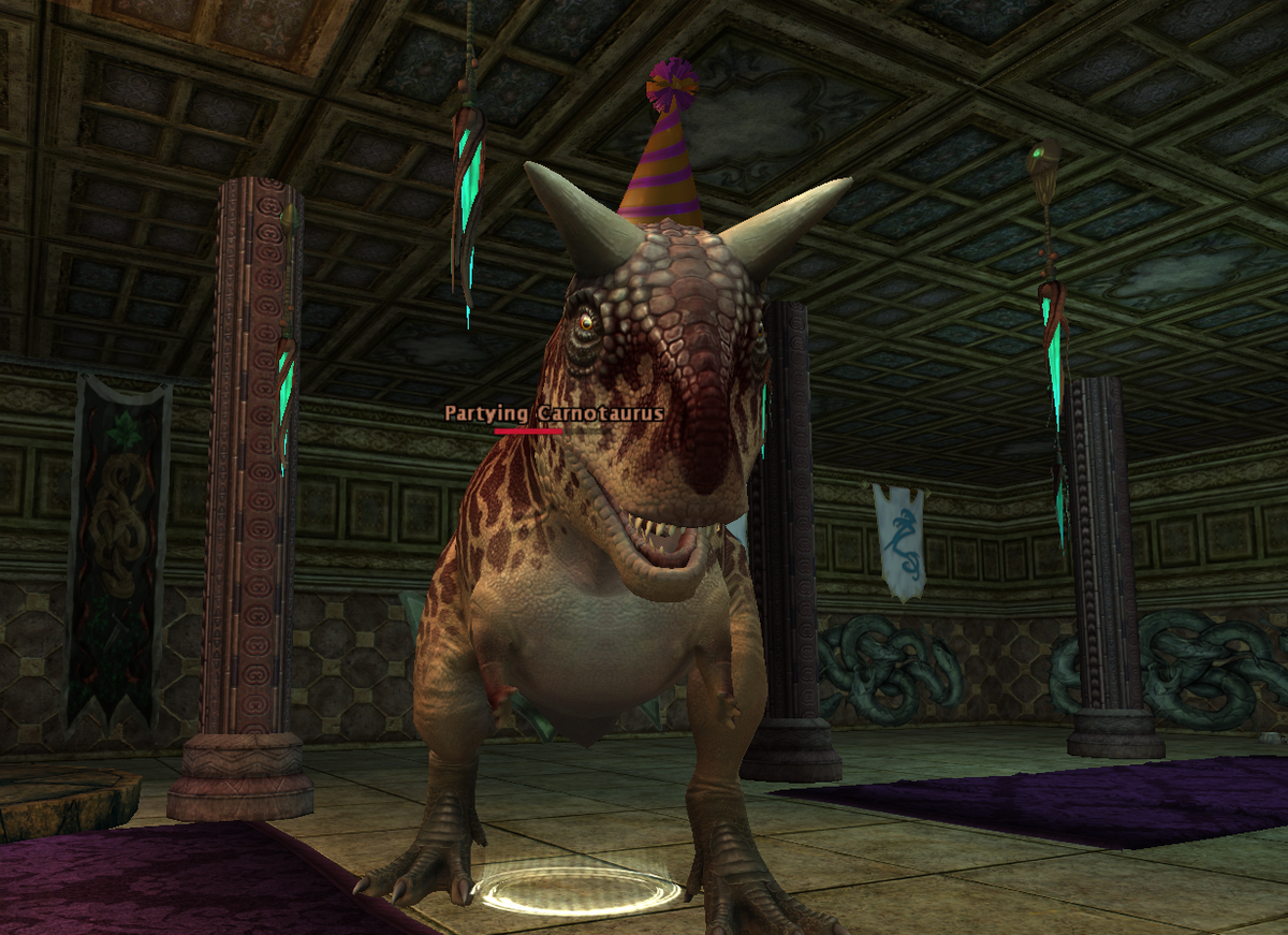 Partying Carnotaurus - DDO Compendium