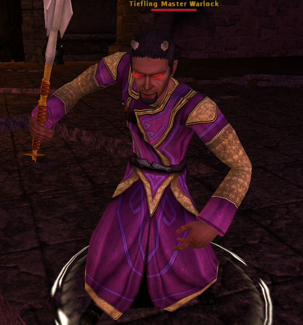 Tiefling Master Warlock - DDO Compendium